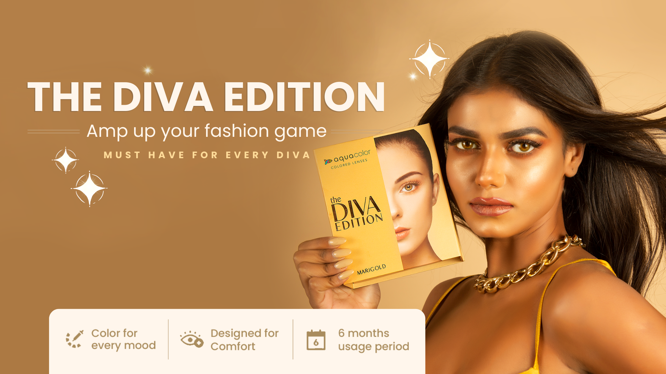 The DIVA Edition: Aquacolor color lenses for the DIVA in you